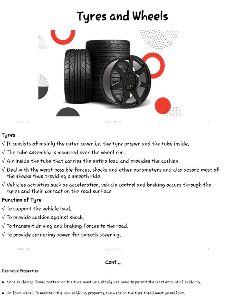 Tires and Wheels | PDF