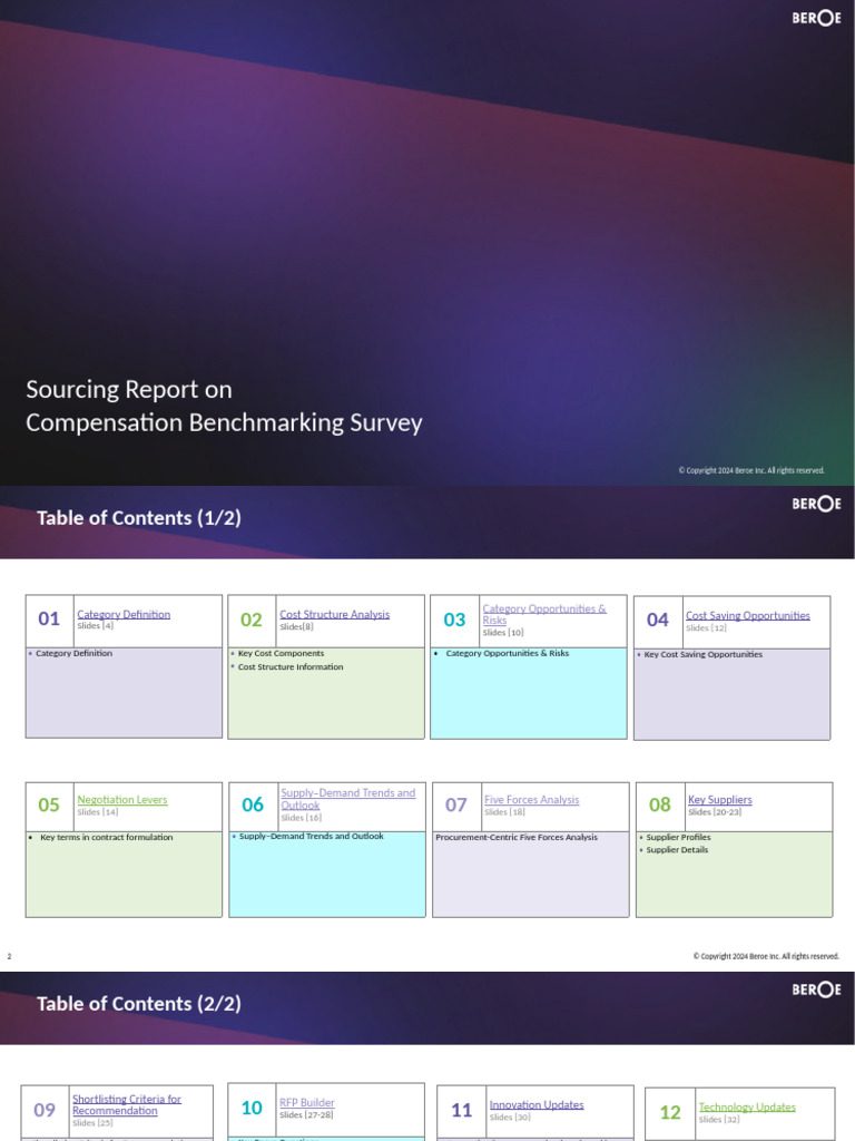 Compensation Benchmarking Survey | PDF | Pricing | Employment