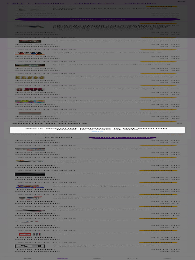 Order Record | PDF | Manufactured Goods