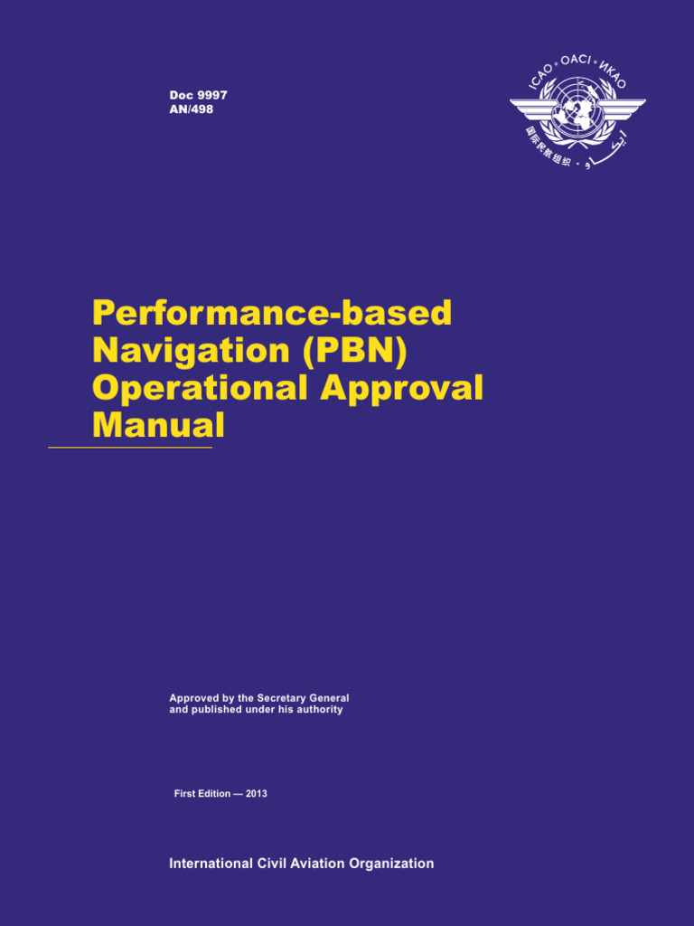 PBN Operational Approval Manual | PDF | Navigation | Aerospace