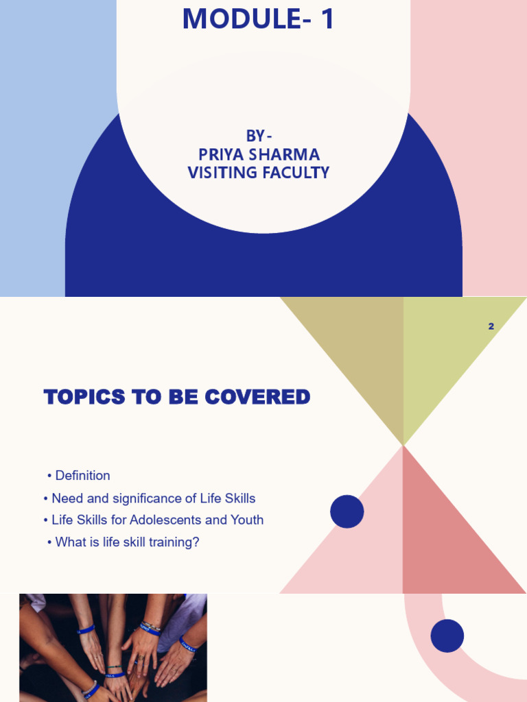 Priya Module 1 (1) | PDF | Mental Health | Life Skills
