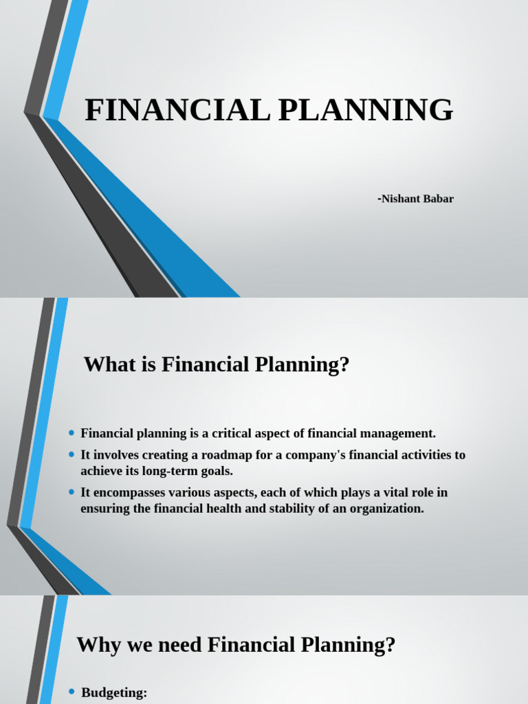 Financial Planning | PDF