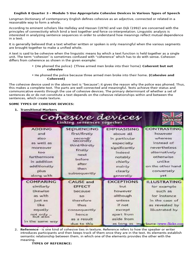 English Quarter 3 M5 | PDF | Word | Sentence (Linguistics)
