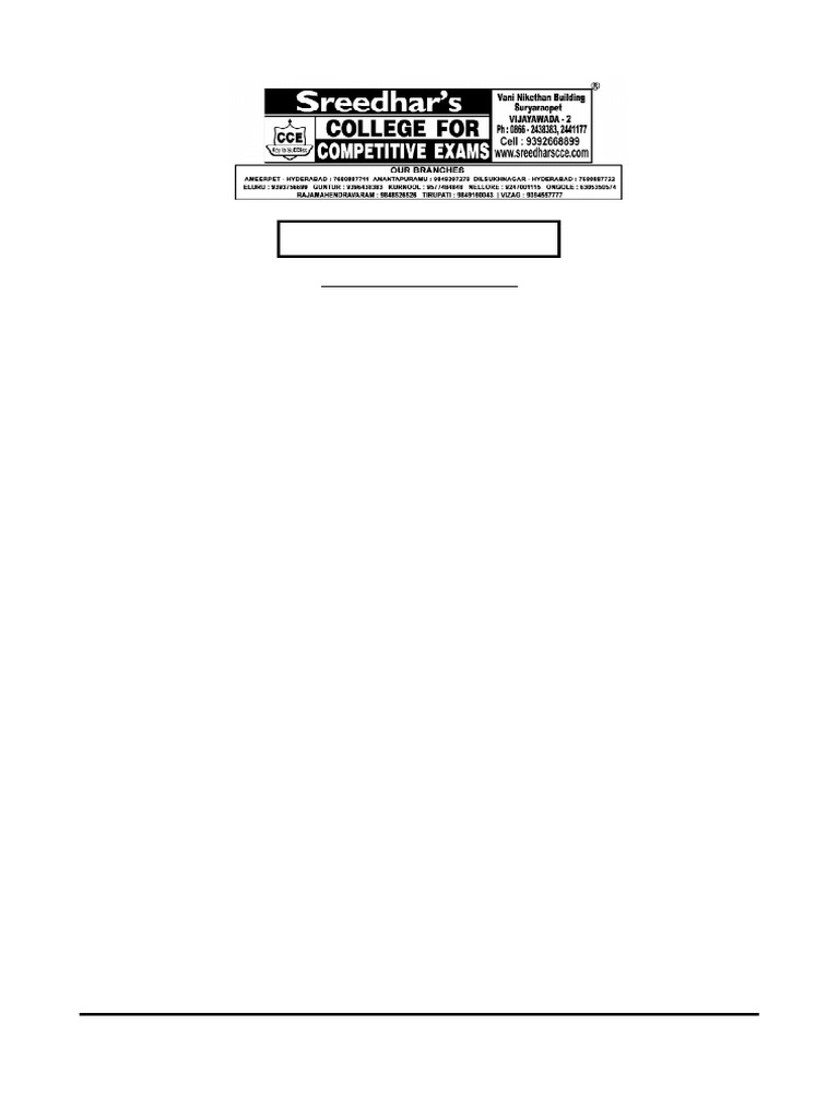 Bank Exam Model Papers | PDF | Lecture | Petroleum