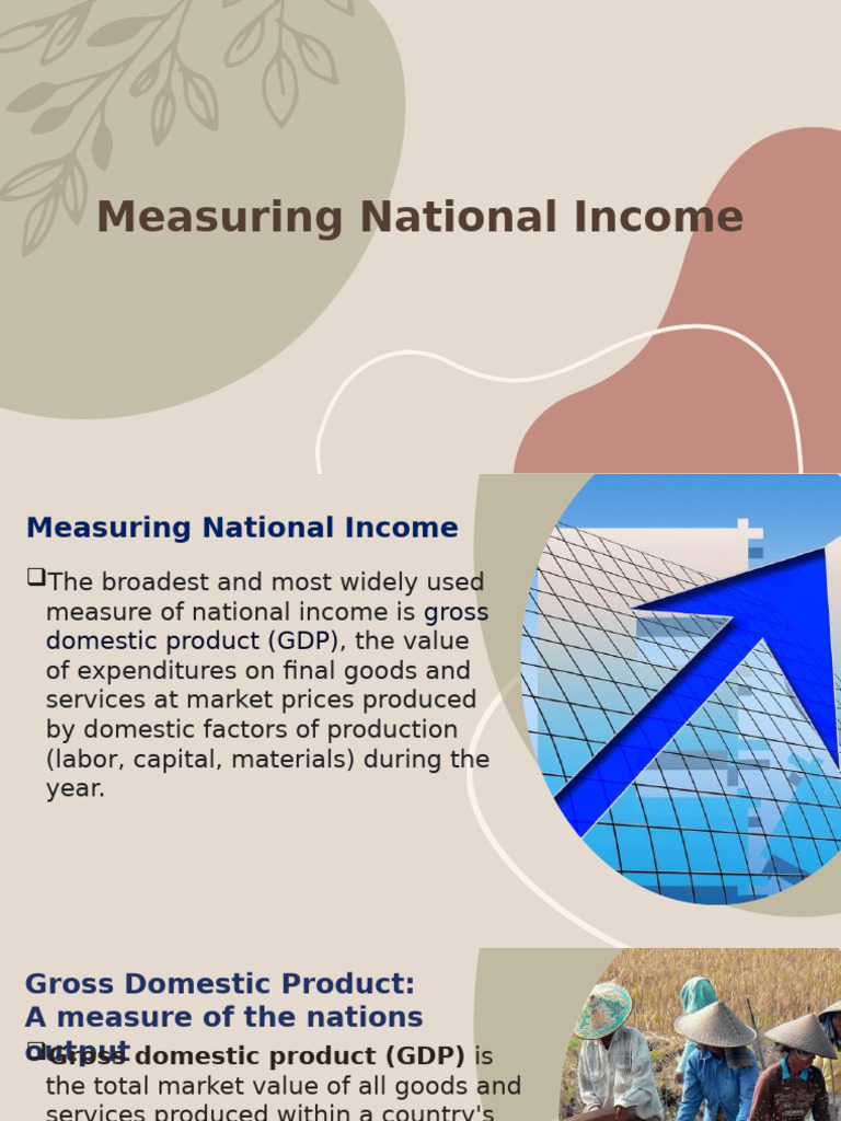 Measuring National Income | PDF | Gross Domestic Product | Measures Of ...