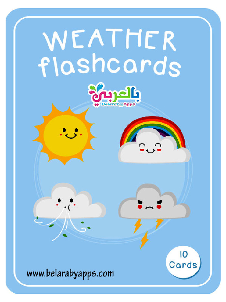 Weather Flashcard | PDF