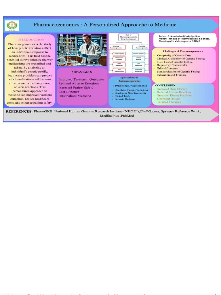 Pharmaco Genomics | PDF