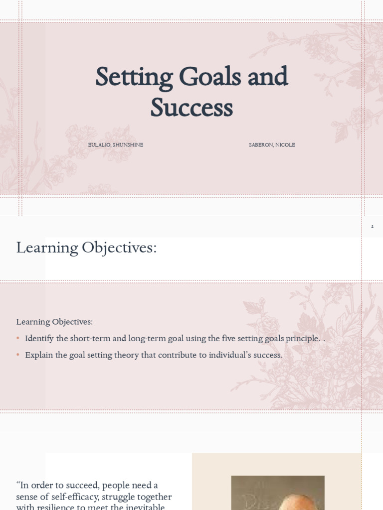 MODULE 13- UTS | PDF | Goal | Self Efficacy