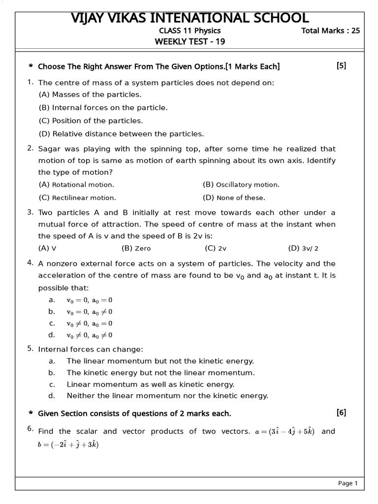 11sop 1 Pdf Rotation Around A Fixed Axis Torque