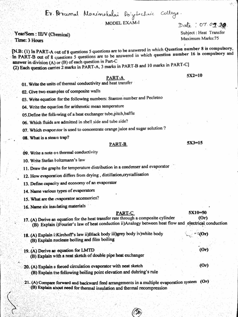 Cat Iii - Internal HT QP | PDF