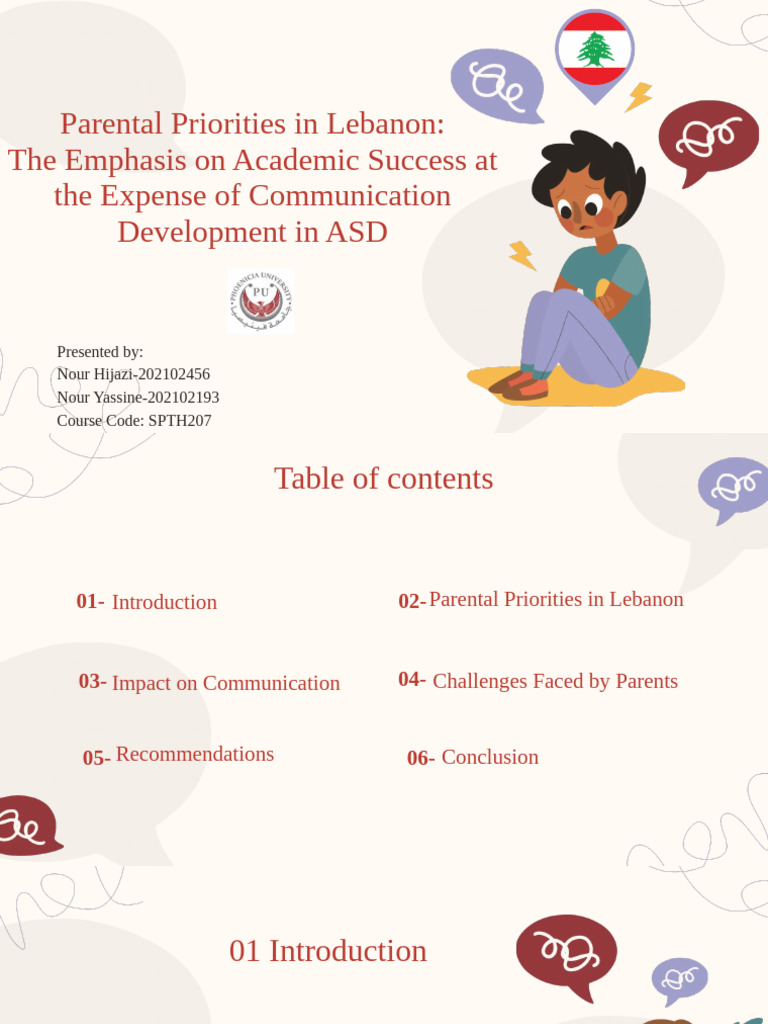 Parental Priorities in Lebanon The Emphasis On Academic Success at The ...