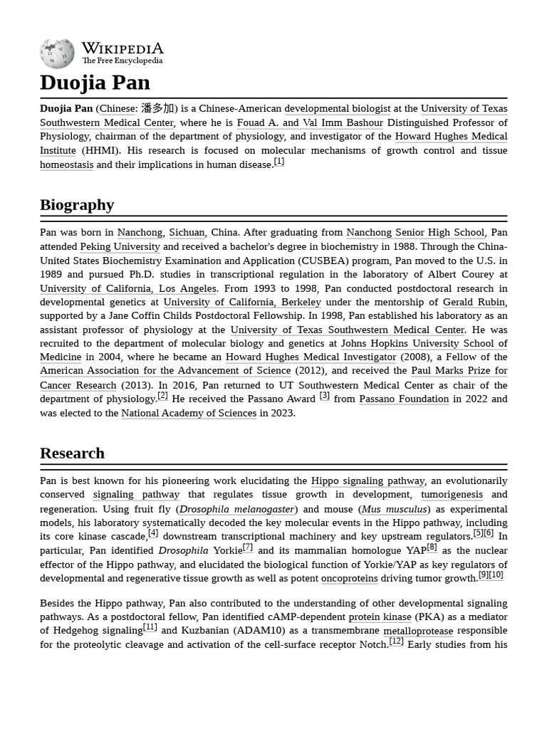 Duojia_Pan | PDF | Cell Signaling | Biochemistry