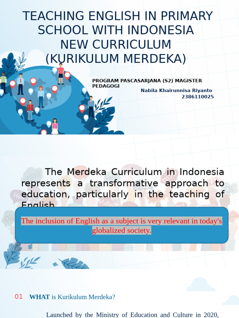 Teaching English with Indonesia's Merdeka Curriculum | PDF ...