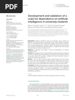 Generative AI Dependency Scale Validation | PDF | Intelligence (AI ...