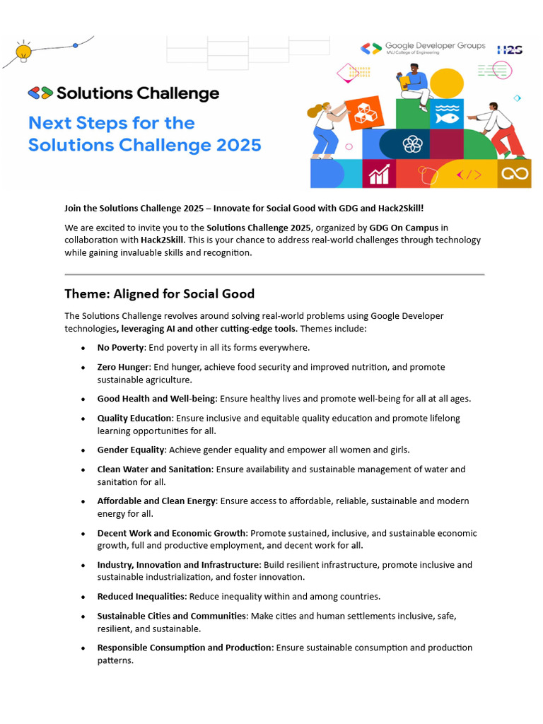 Solutions Challenge 2025 Invitation | PDF | Sustainability | Economies