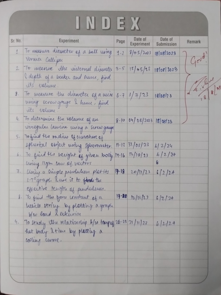 Physics Practical Work | PDF