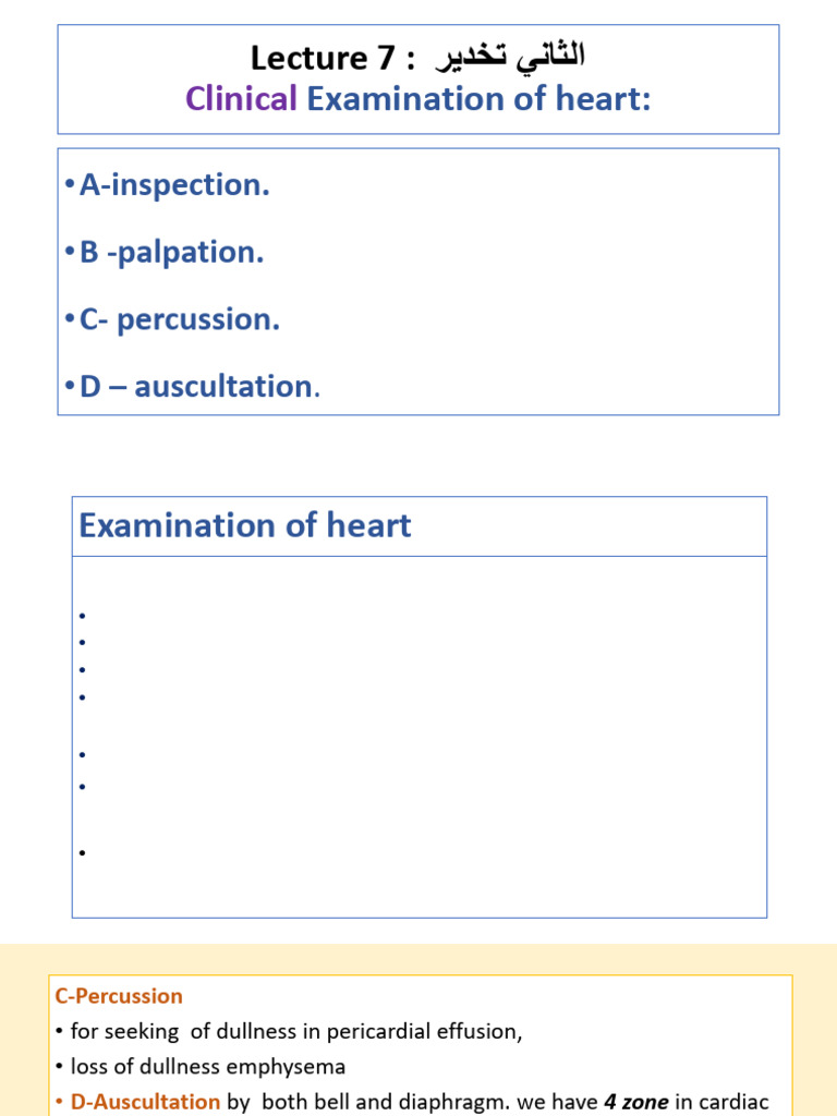 Lecture 7 Cardiology Corrected | PDF | Heart | Heart Valve