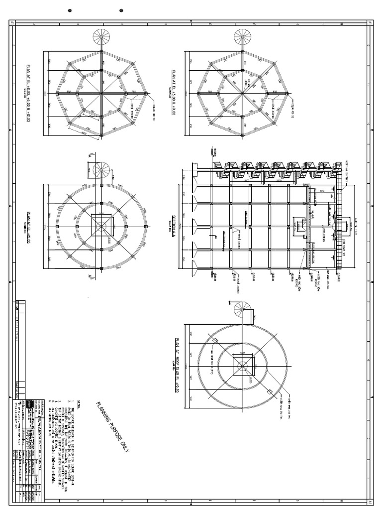 Typical Sizes of OHT 5 Lakh Capacity | PDF
