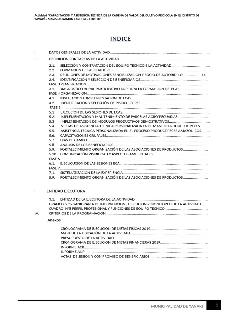 Capacitación Piscícola en Yavarí | PDF | Creatividad | Creación de ...