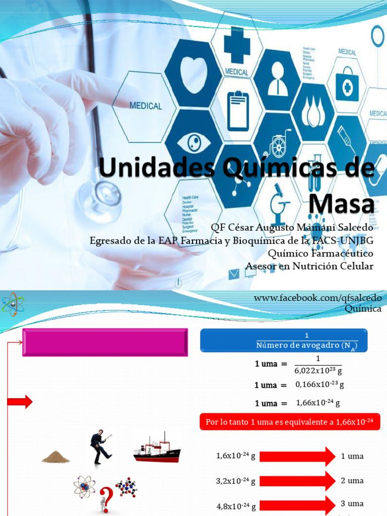 Unidad 10 Unidades Químicas de Masa (1) | PDF | Química | Unidades de medida