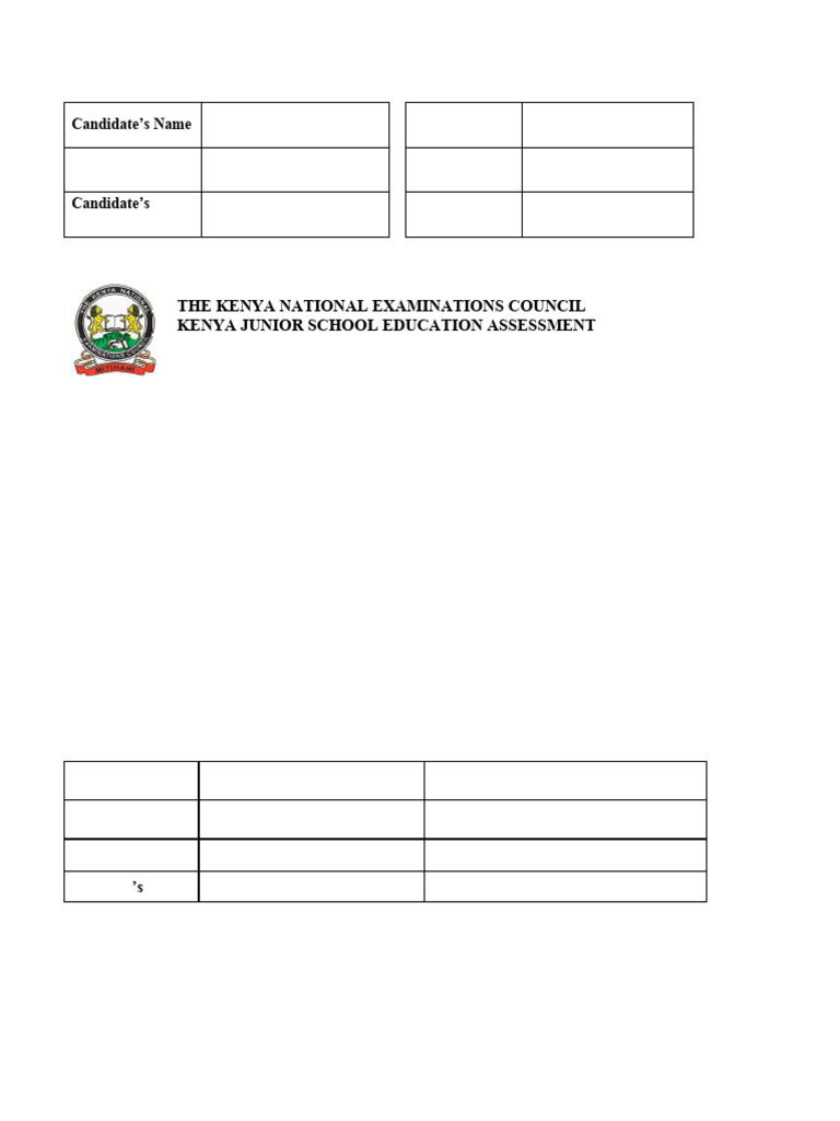 KJSEA Grade 9 Integrated Science Sample | PDF | Length | Metrology