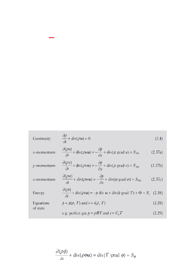 6 CMTE - FVM - Structured Grids | PDF | Fluid Dynamics | Equations