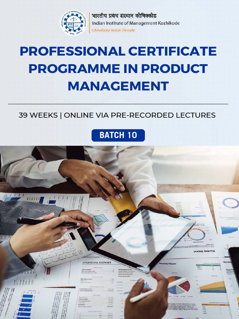 IIM Kozhikode Product Management Course | PDF | Factor Analysis ...