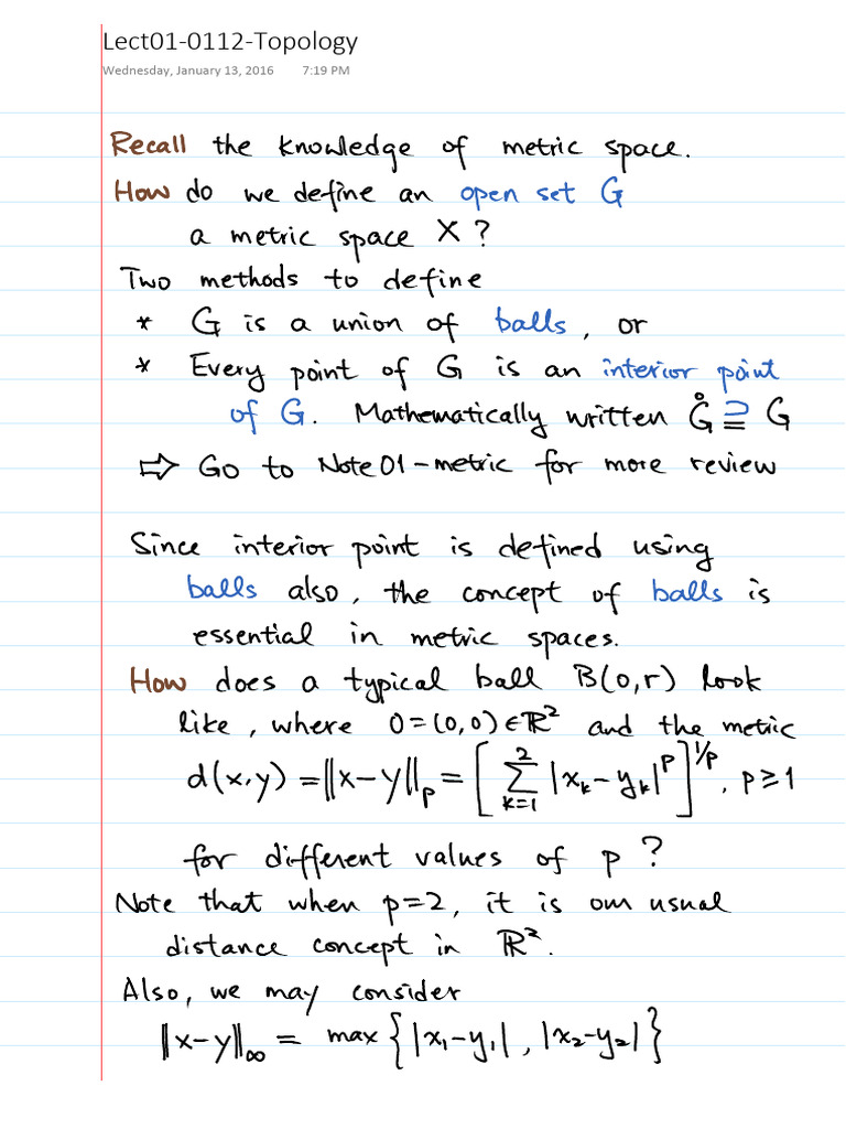Lect01 0112 Topology | PDF