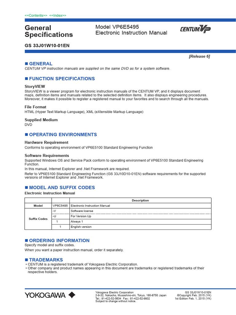 GS33J01W10-01EN Electronic Instruction Manual | PDF | Markup Language | Xml