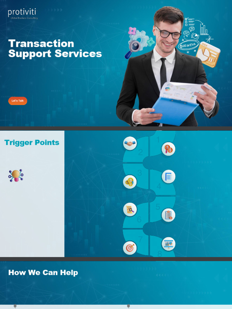 Protiviti Transaction Support Services Abridged 2024 | PDF | Mergers ...