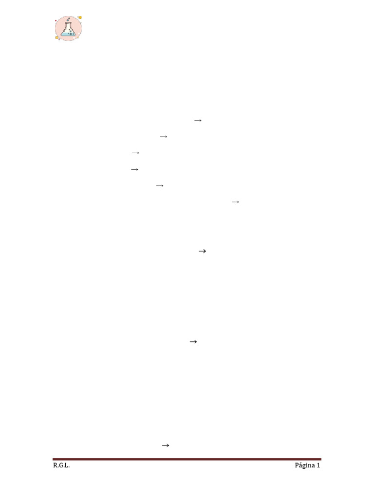 Actividades U.T.4. REACCIONES QUÃ_MICAS. ESTEQUIOMETRÃ_A. CINÃ_TICA Y ...