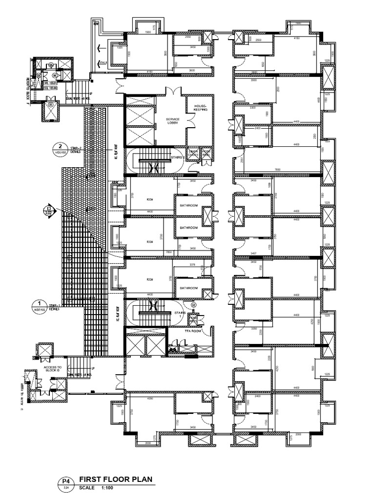 Floor Plan - 6TH Block - First Floor | PDF