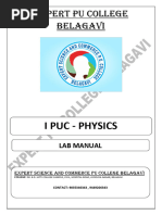 Class 11 Physics Practical Record Guide | PDF | Pendulum | Heat