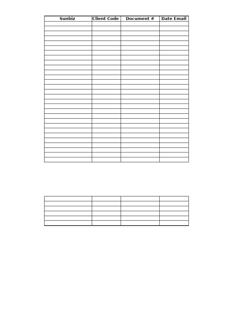 Sunbiz - Template | PDF