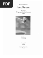 6th Edition Law of Person | PDF
