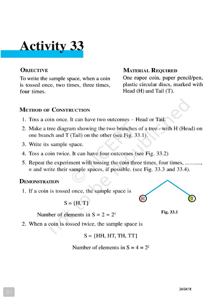 Xi Maths Activity 10 | PDF