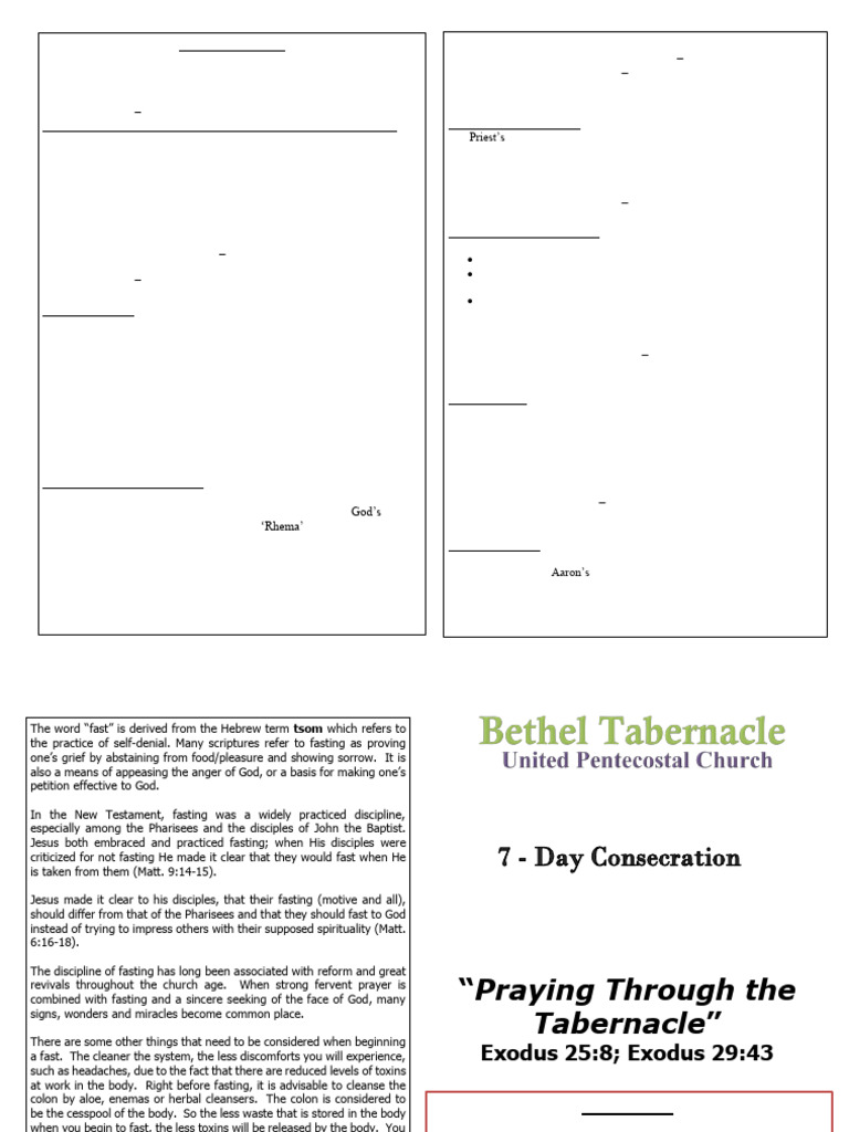 Consecration - 1 | PDF | Holy Of Holies | Altar