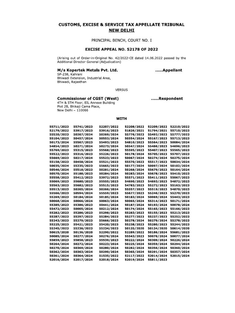 Cestat Order | PDF