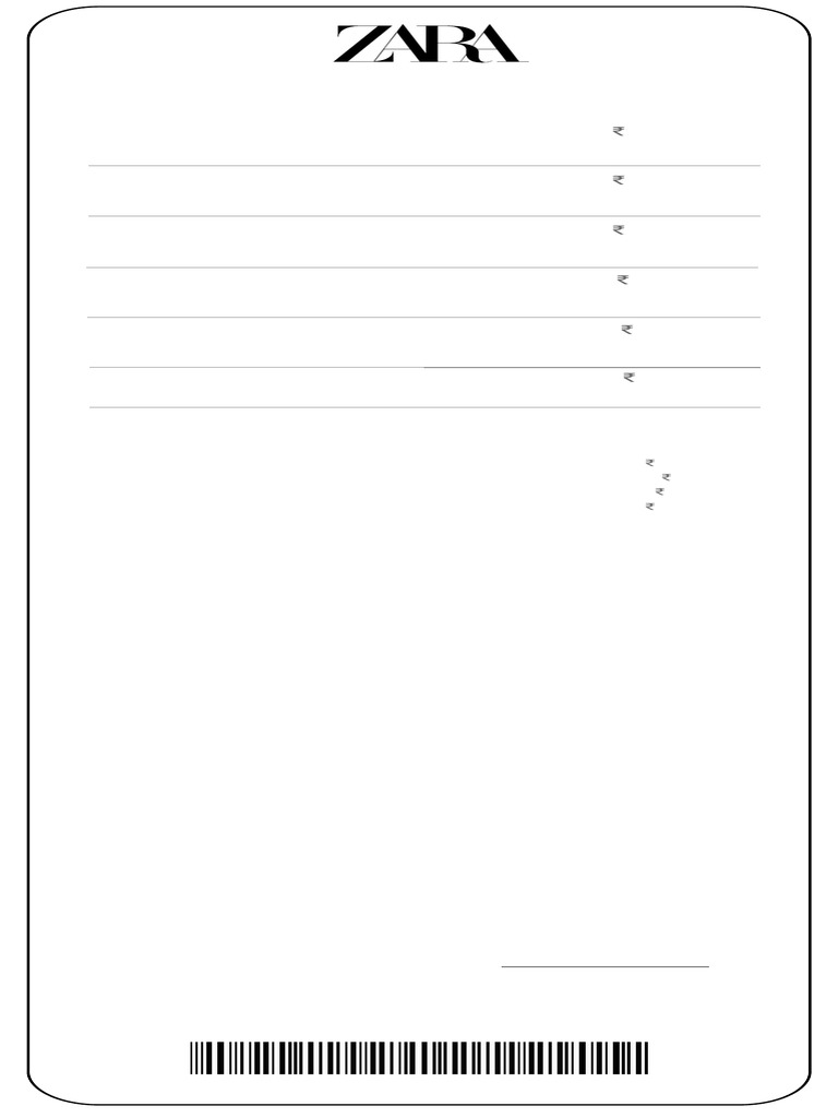 Zara 1 | PDF