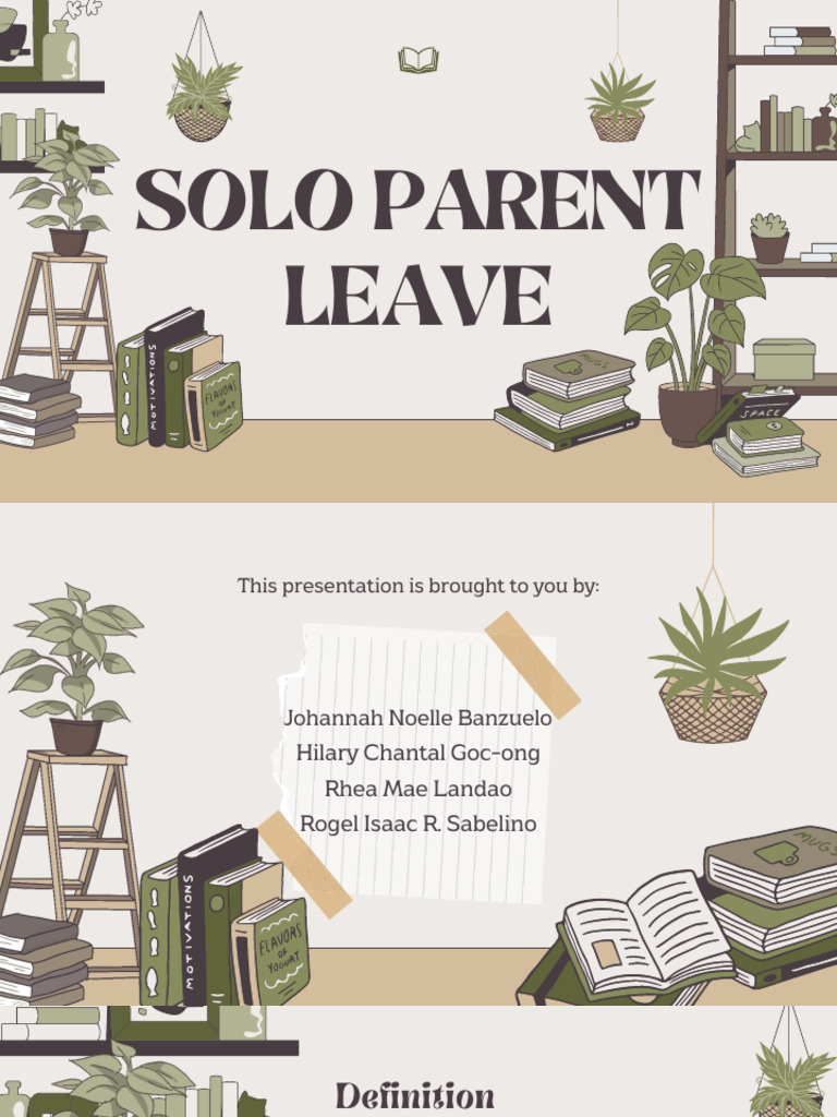 Solo Parent Leave Benefits Explained | PDF | Family | Marriage