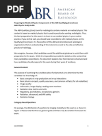 ARRT MRI Exam Content Specifications 2025 | PDF | Magnetic Resonance ...