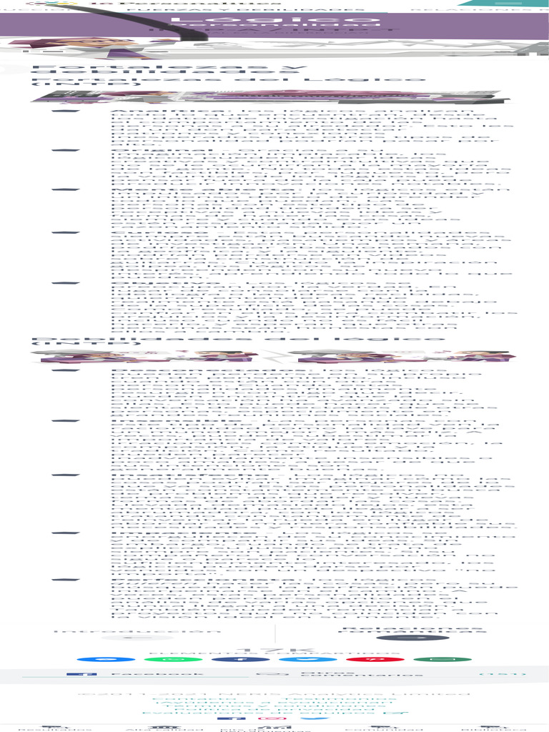 Strengths & Weaknesses Logician (INTP) Personality 16Personalities | PDF | Sicología | Cognición