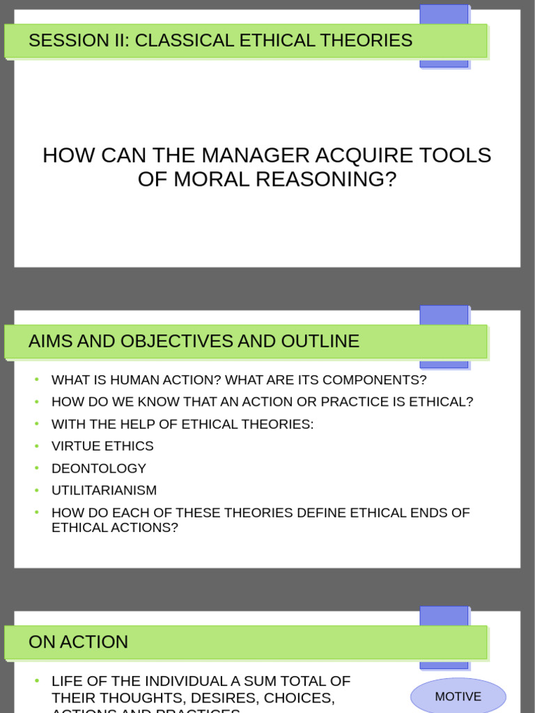 Classical Ethical Theories for Managers | PDF | Virtue Ethics ...