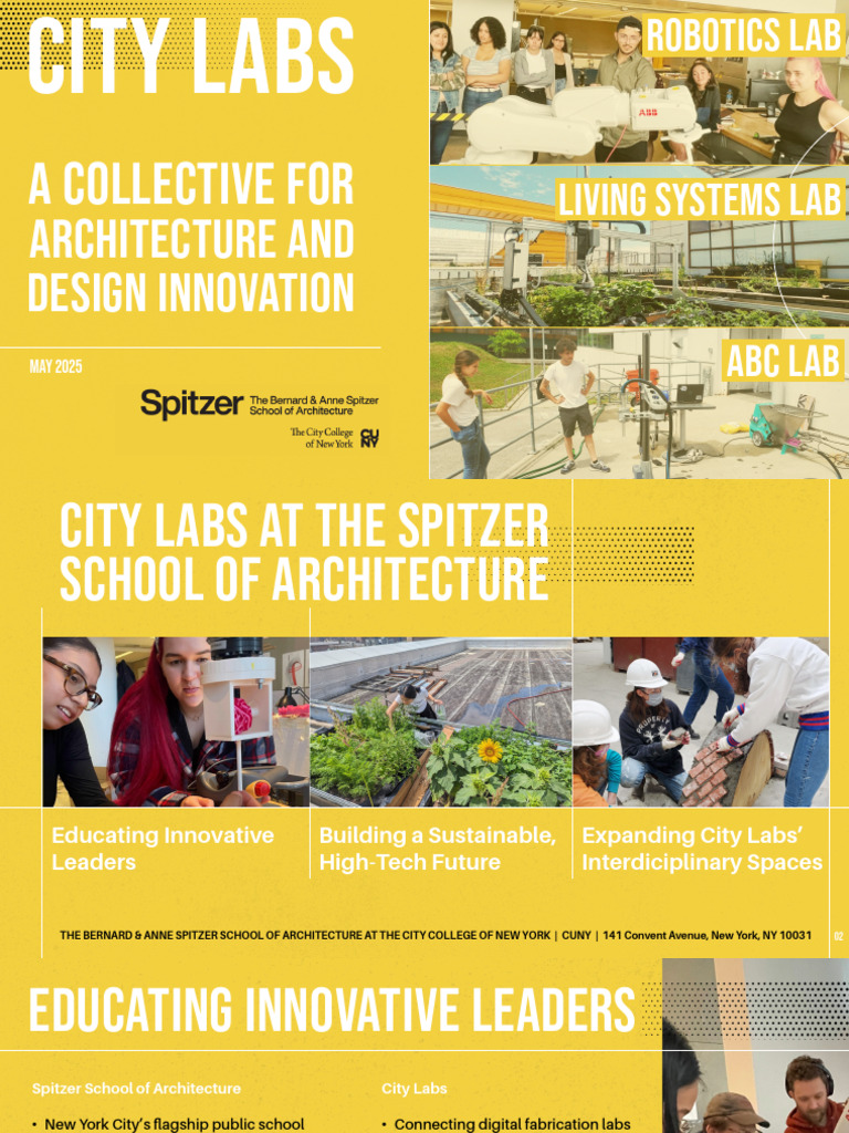 Spitzer City Labs Brochure | PDF | Robotics | Engineering