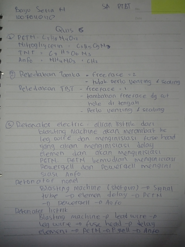 QUIS 6 SA PTBT Bayu Setia Nugraha 10070118128 | PDF