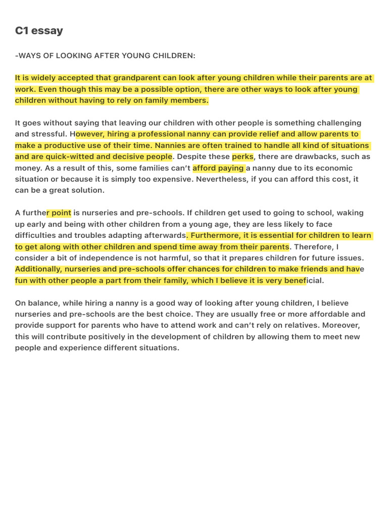 C1 essay 2 CLARA | PDF