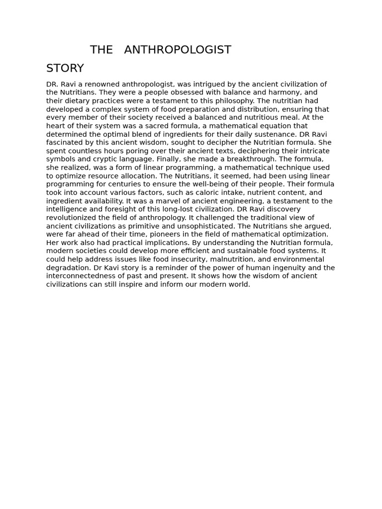 Design Thinking Story 1 | PDF