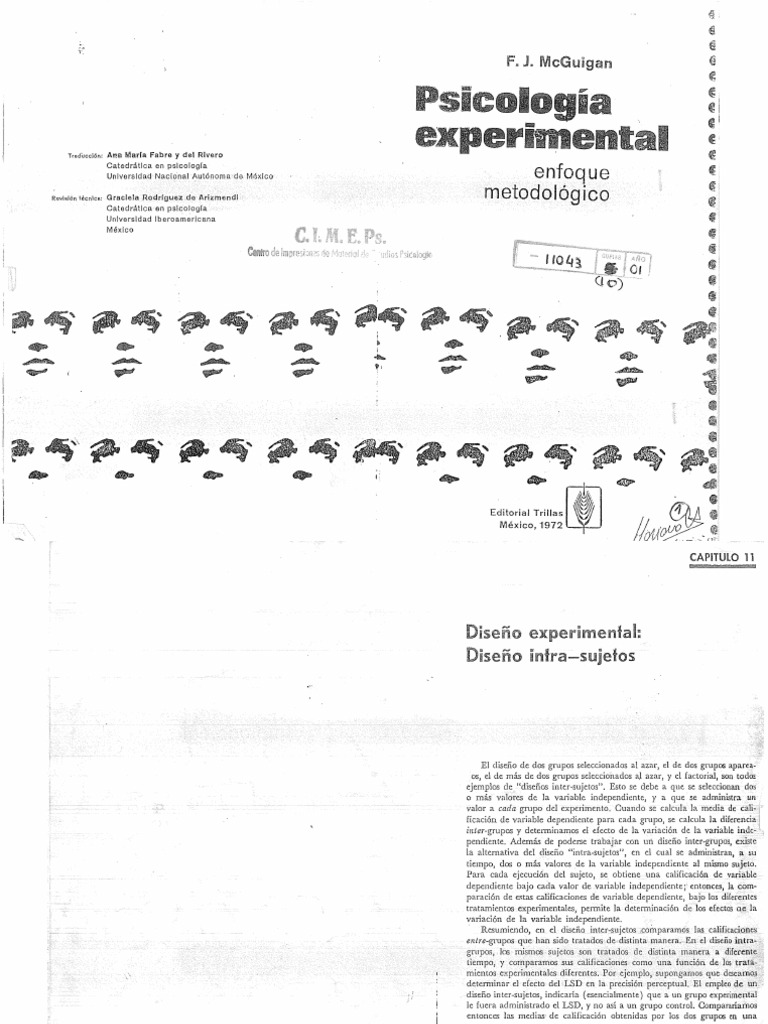 MC gUIGAN 1968 CAP 11 DISEÑOS INTRASUJETOS | PDF