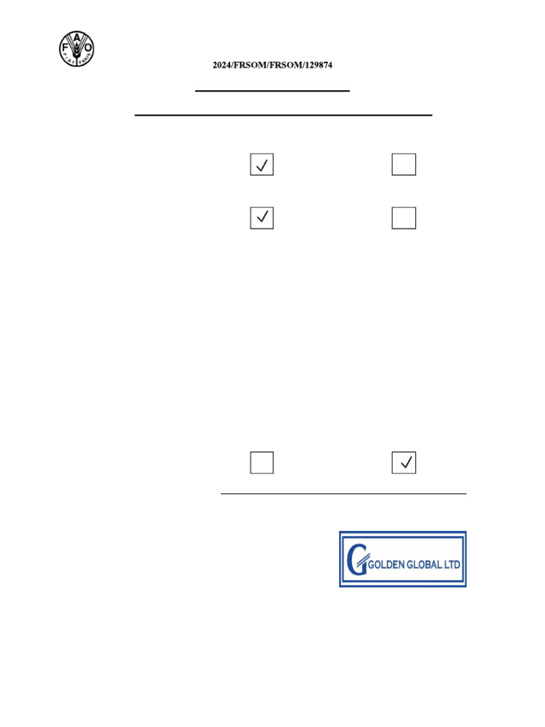 Appendix IV Bid Submission Letter | PDF | Food And Agriculture Organization | United Nations