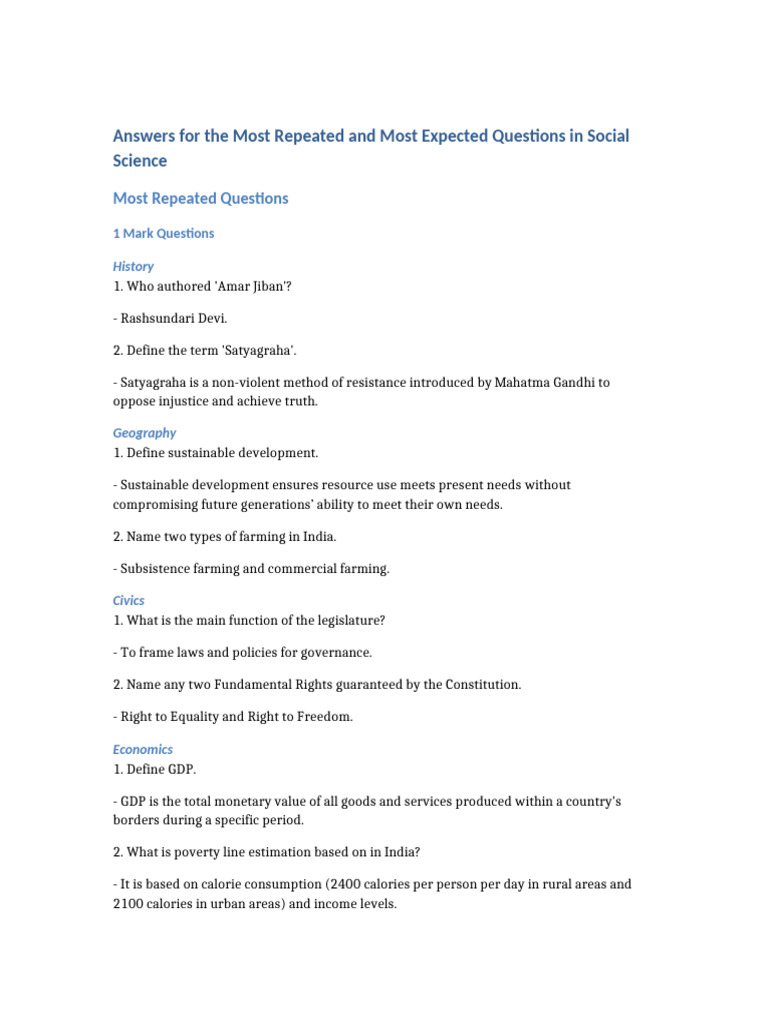 Most Repeated and Expected Questions Updated-1 | PDF | Agriculture ...